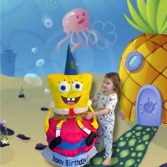 SpongeBob Squarepants | Toys | Vintage Inflatable Air Blown 204 ...